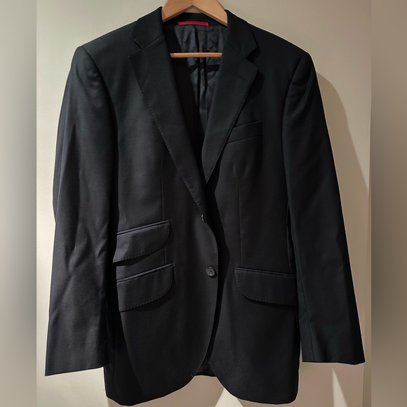 Hackett | Suits & Blazers | Hackett Navy Wool Mens Blazer | Poshmark